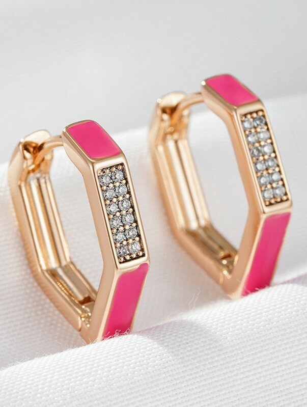 Серьги, циркон