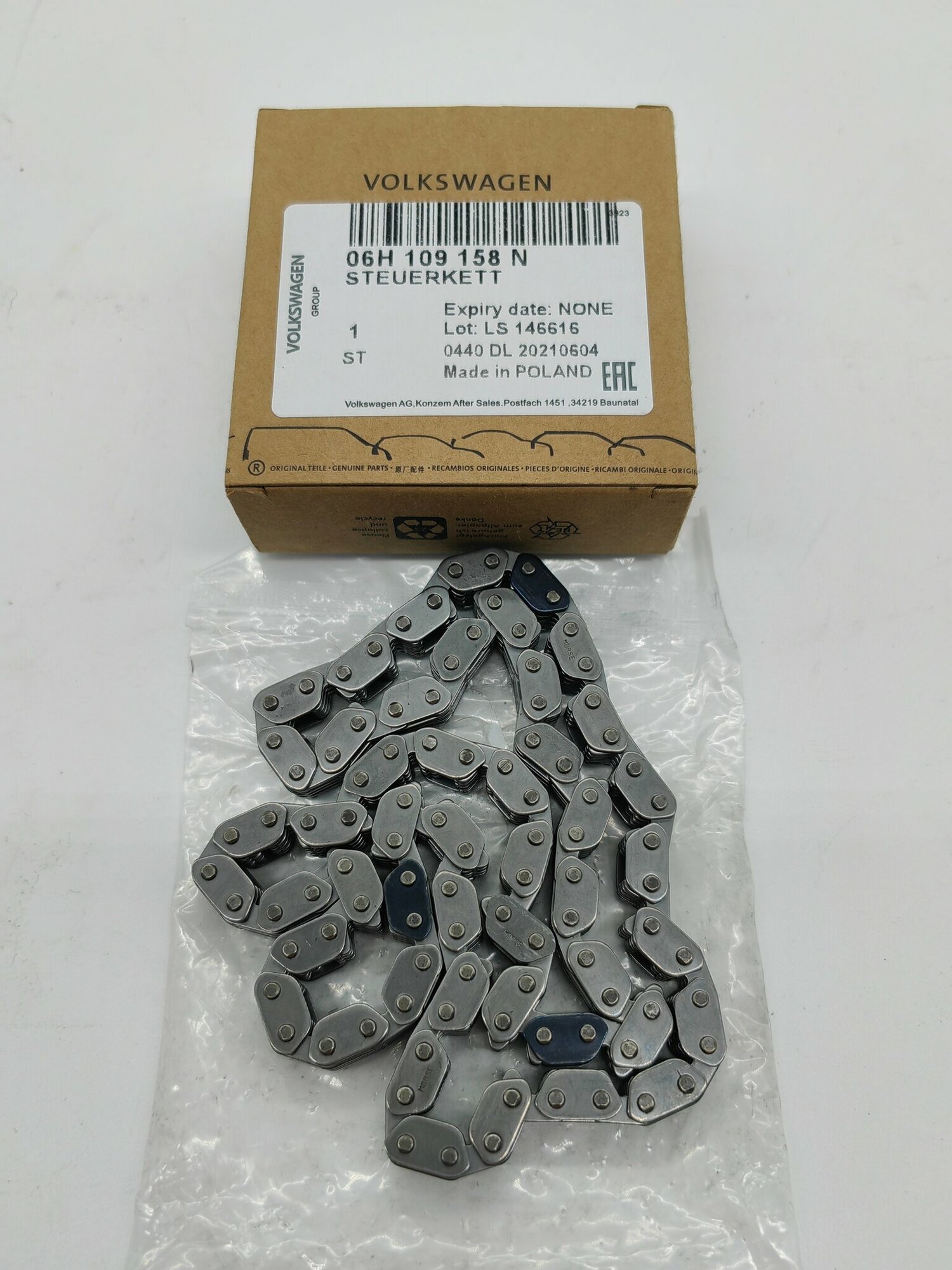 VAG Цепь ГРМ VAG арт. 06H109158N