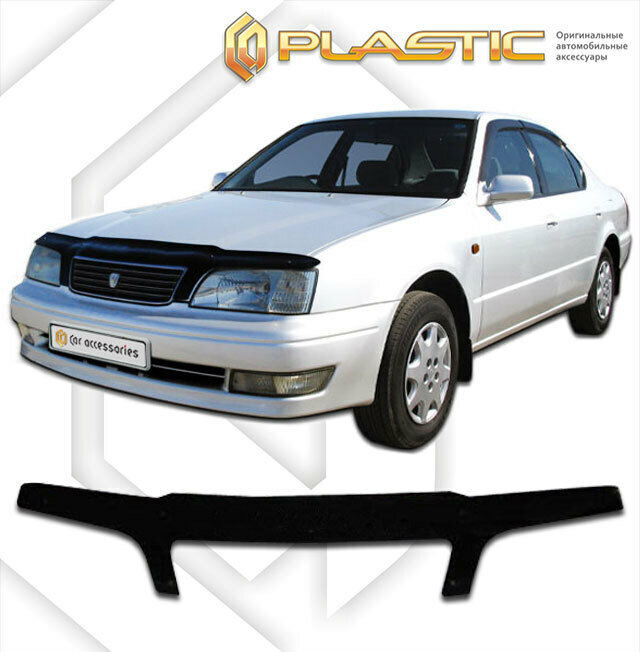 Дефлектор капота для Toyota Camry 1994-1998 Черный глянцевый СА Пластик