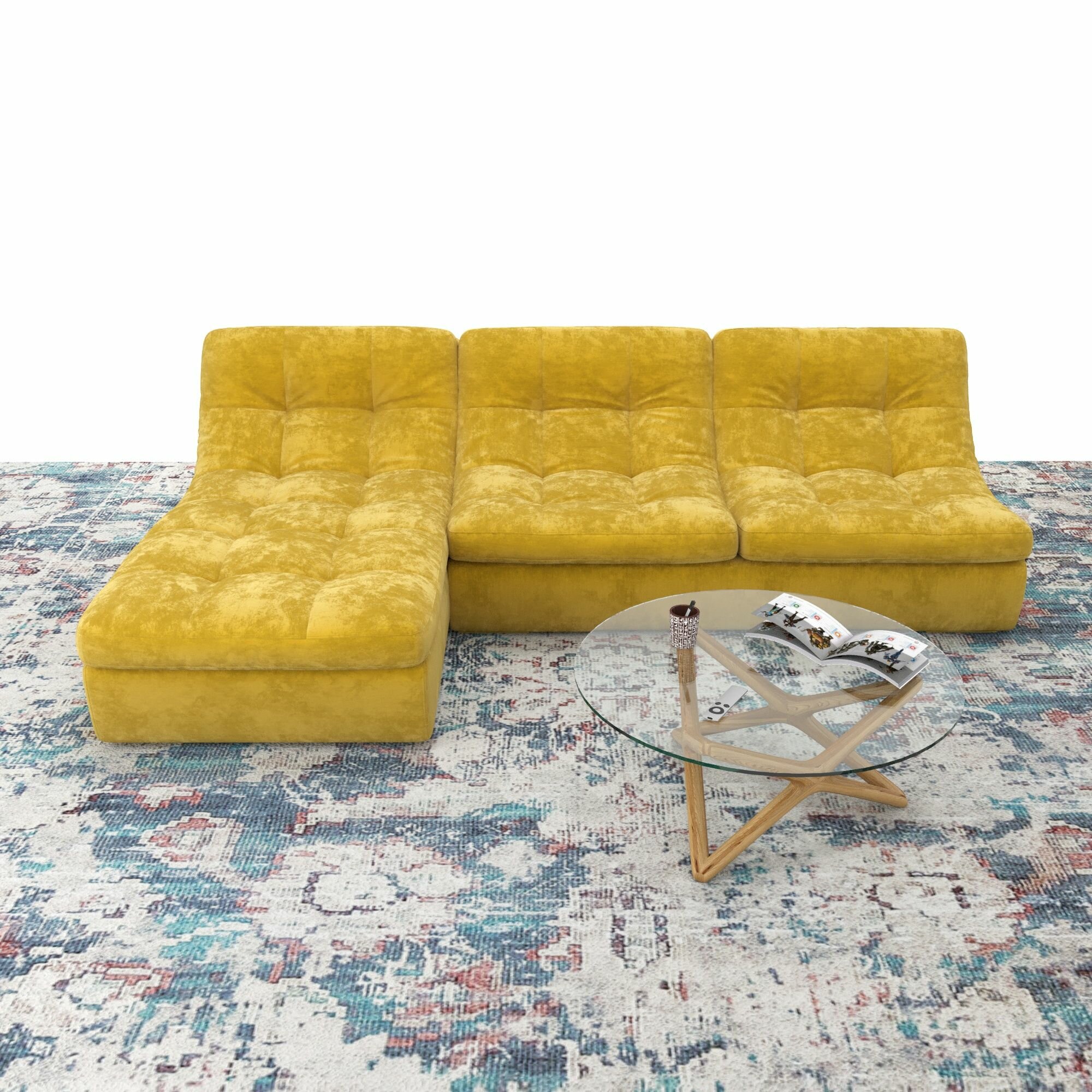 Монреаль - модульный диван, серия Relax, долговечный ППУ