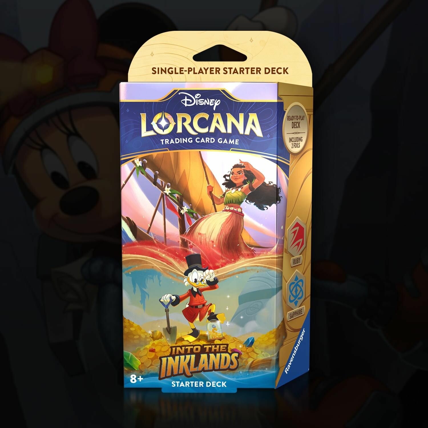 Disney Lorcana Готовая Колода Ruby+Sapphire