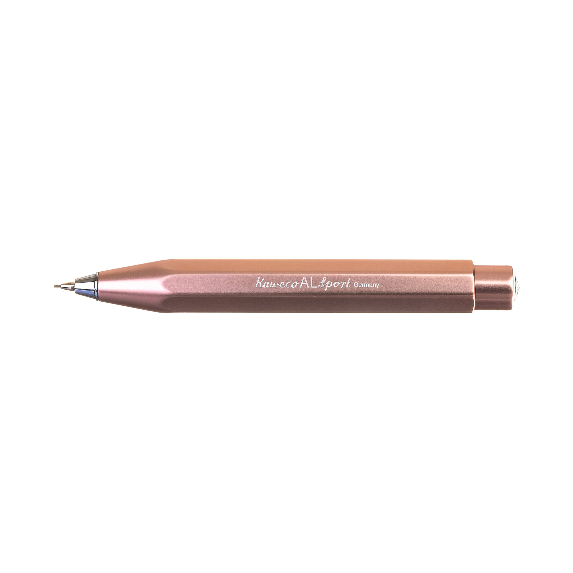 Карандаш механический KAWECO AL Sport Rose Gold 0.7мм алюминиевый корпус в подарочном футляре