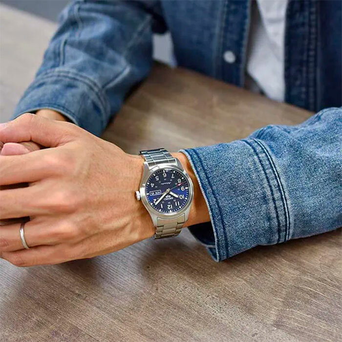 Наручные часы SEIKO 5 Sports, серебряный — фото 1
