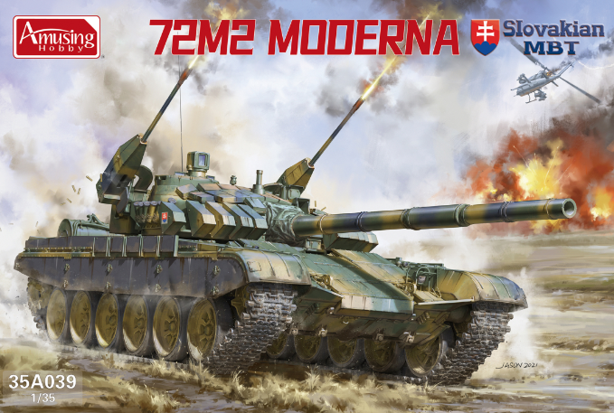 35A039 Amusing Hobby Танк 72M2 Moderna (1:35)