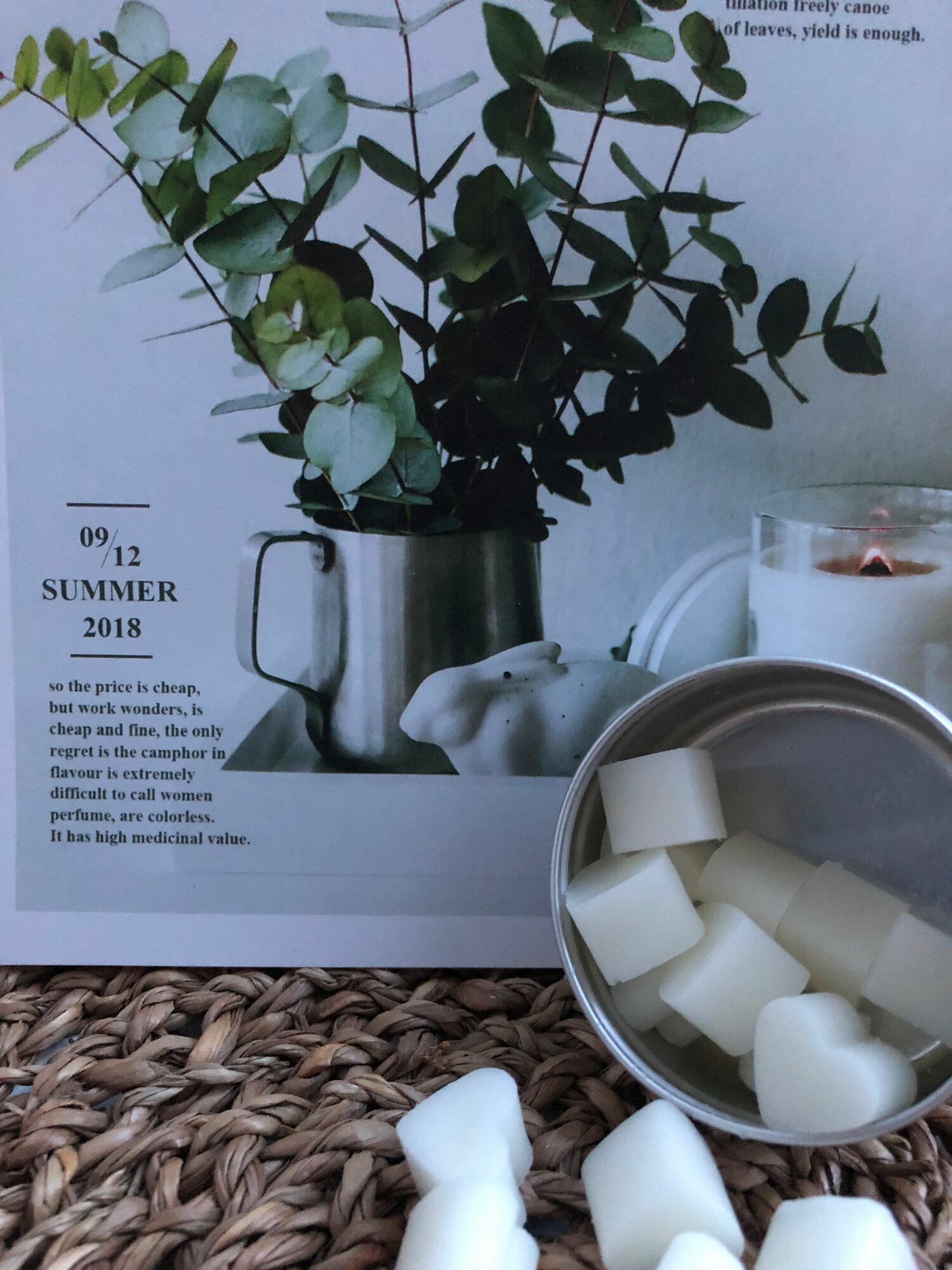 Флорентийское саше-сердечки с природным ароматом "Мирра & Шалфей"/Аромасаше в баночке/Wax melts/Уют и тепло в Вашем доме