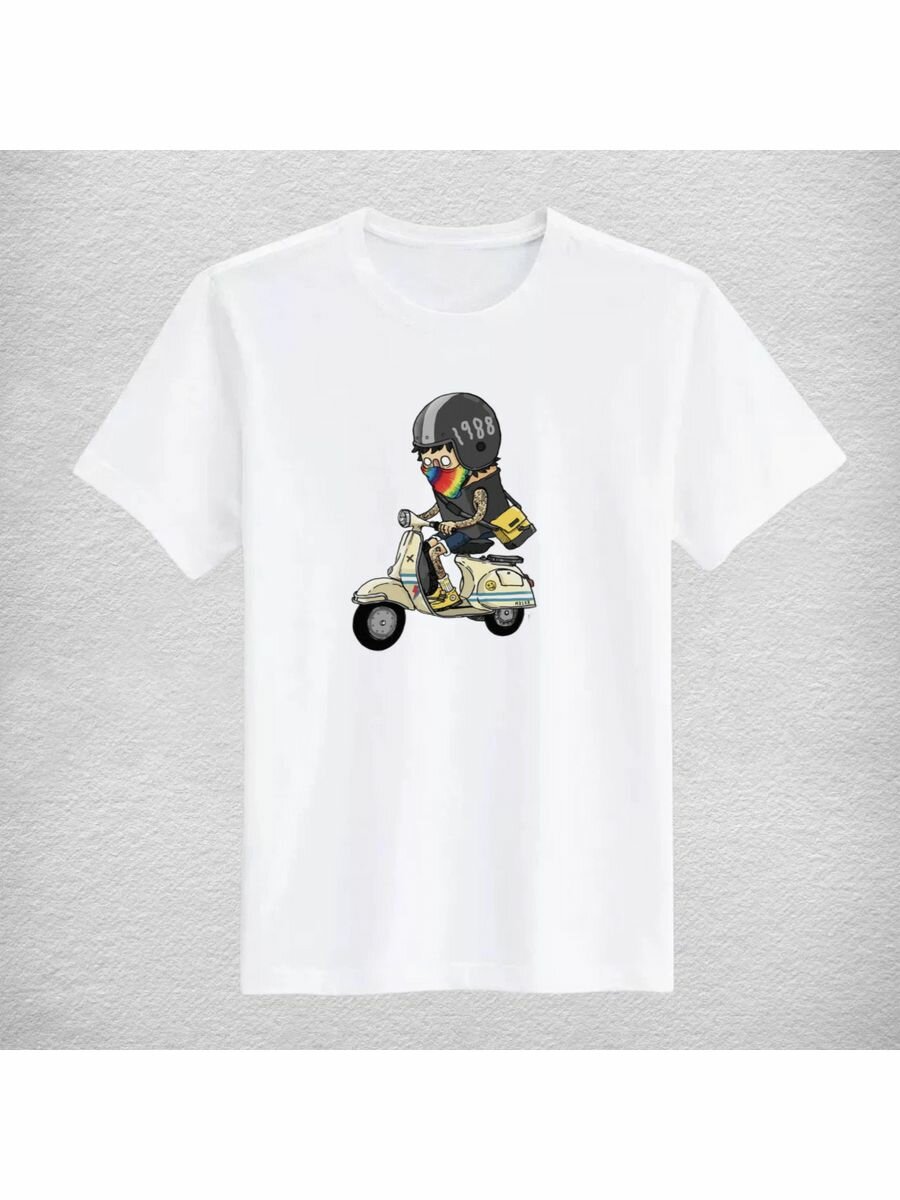 Футболка скутер