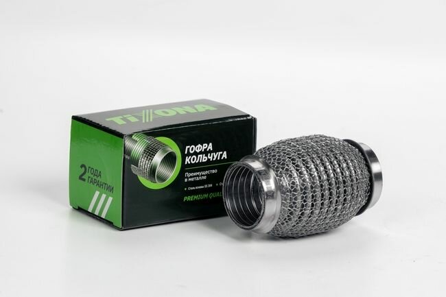 Гофра TIXONA 40/100 (AISI 304 wire mesh with interlock)