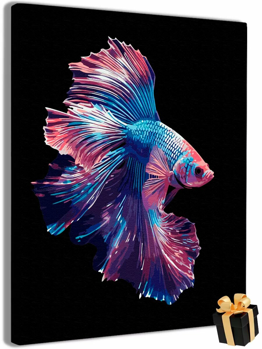 Картина по номерам рыбка