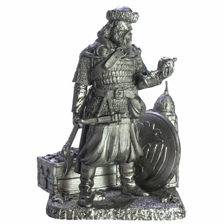 Оловянный солдатик Завоевания Викинга Гуннара 54 мм масштаб (7 см высота)