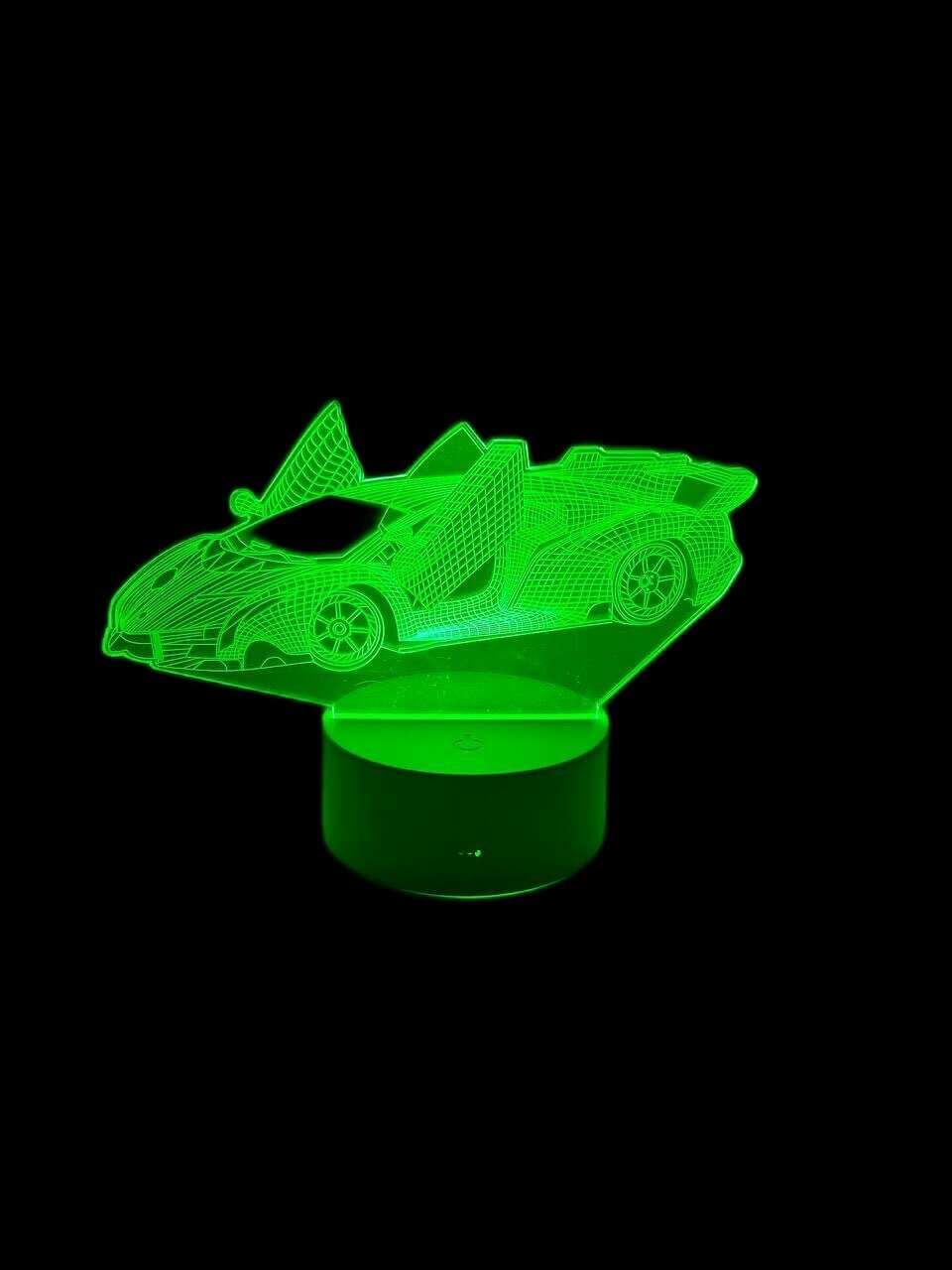 3D-светильник, ночник 3Д , автомобиль