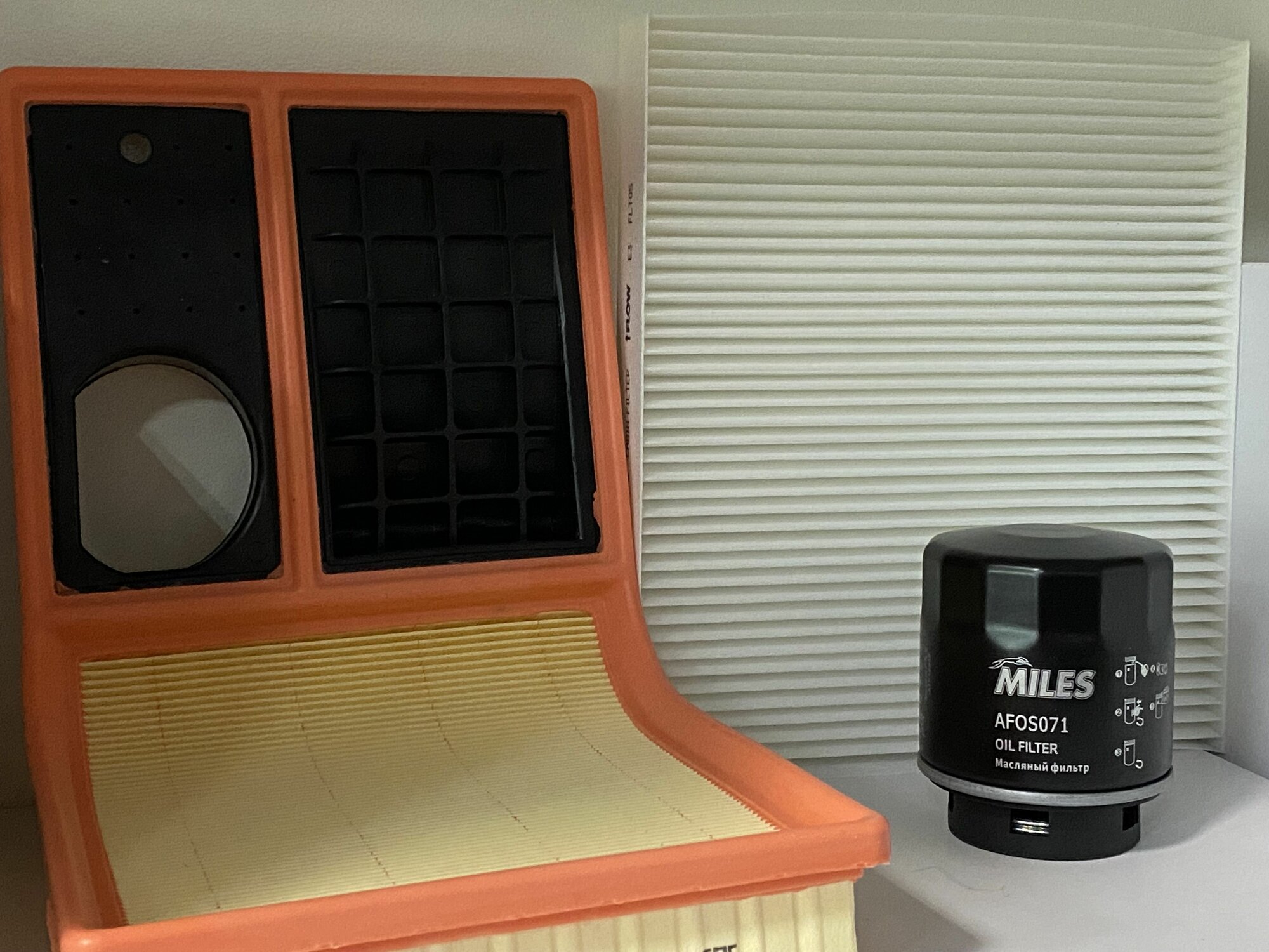 Комплект фильтров для ТО Volkswagen Polo Sedan & Skoda Rapid 2010 - 2015 г. в. (масляный, воздушный, салонный)