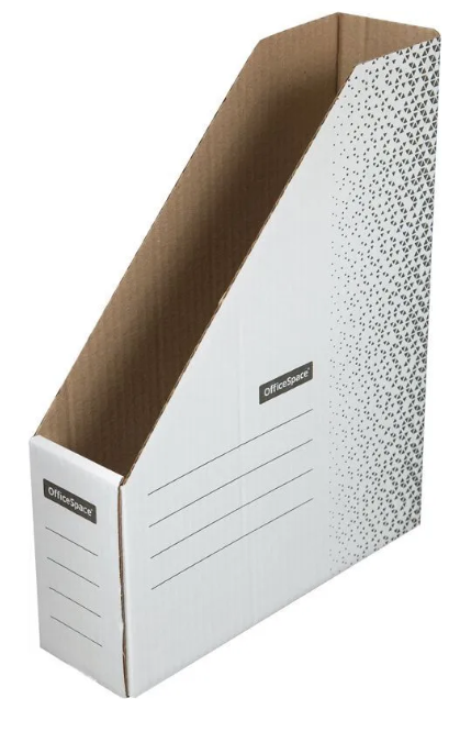 Накопитель-лоток архивный из микрогофрокартона OfficeSpace "Standard" плотный, 75мм, 700л.