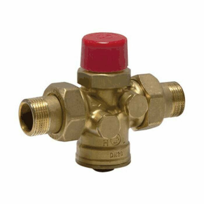 Клапан балансировочный автомат латунь R206A-1 Ду 25 G1" A Ру25 НР без ниппелей Giacomini R206AY105