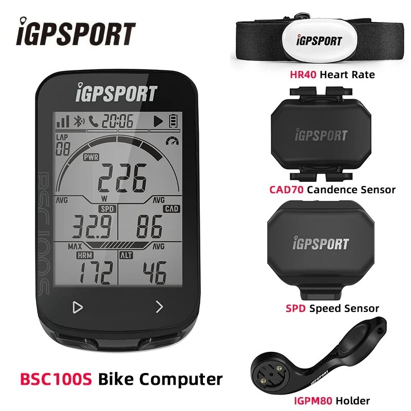 IGPSPORT BSC100S Велокомпьютер BSC100S FULL SET