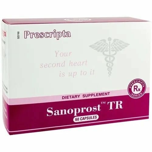 Sanoprost "Santegra" Санопрост. Экстракт пальмы сабаль и африканской сливы. От простатита, 60 капсул.