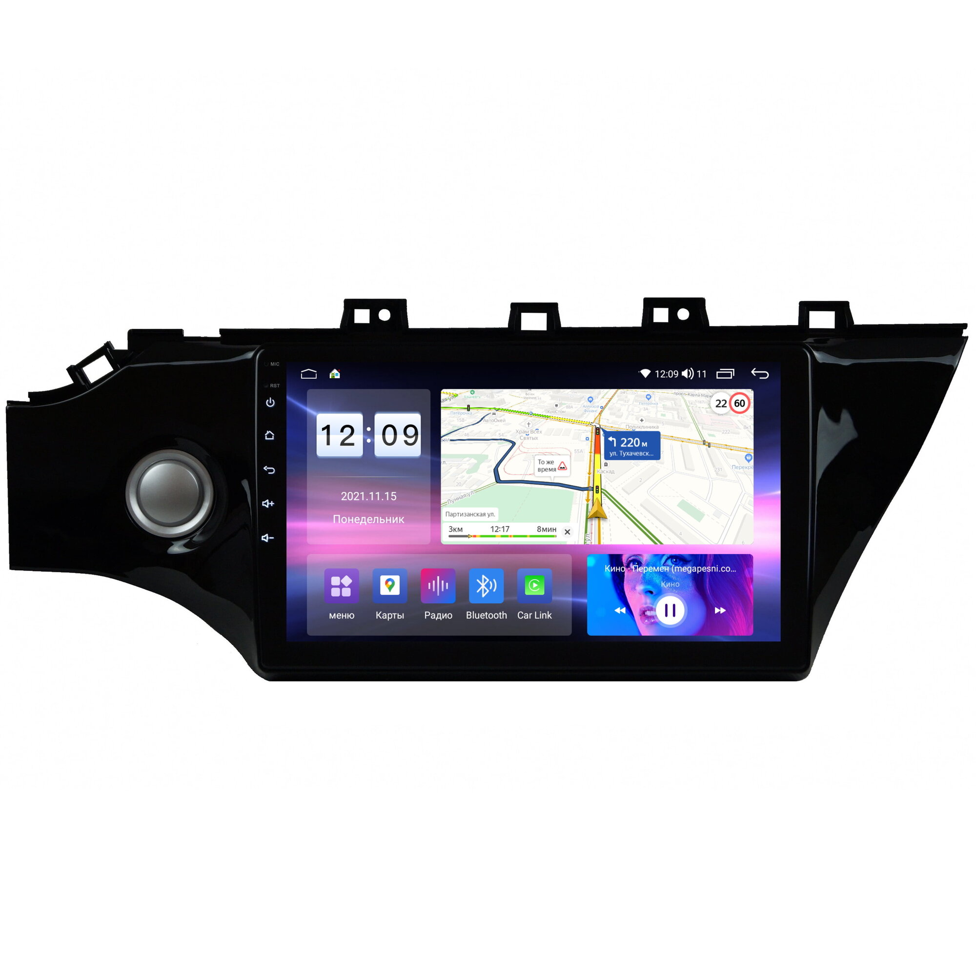 Магнитола CRS-300 M200S Киа Рио 2016-2020 Kia Rio X-Line - Android 13 - CarPlay - 8 ядерный процессор - DSP звук - 4G