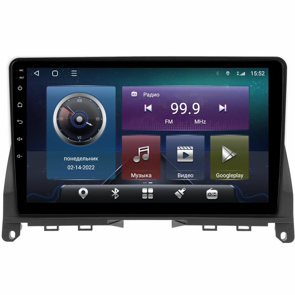 Магнитола CRS-300 Mercedes-Benz C-Class (W204) 2006-2011 - Android 13 - Процессор 8 ядер - Память 6+128Gb - Carplay - DSP 36 полос - 4G(Sim)