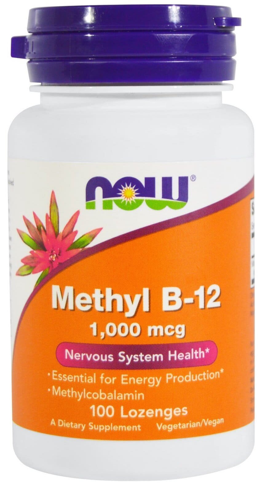 NOW Foods Methyl B-12, Метил B-12 1000 мкг 100 таблеток