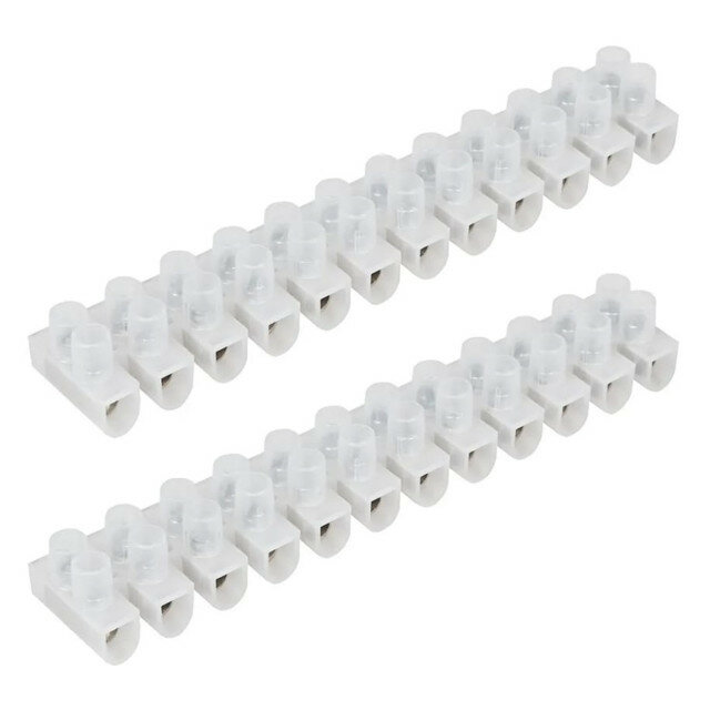 Клеммная колодка DORI 3A 12×4 кв. мм прозрачная для электроцепей и монтаж сборки