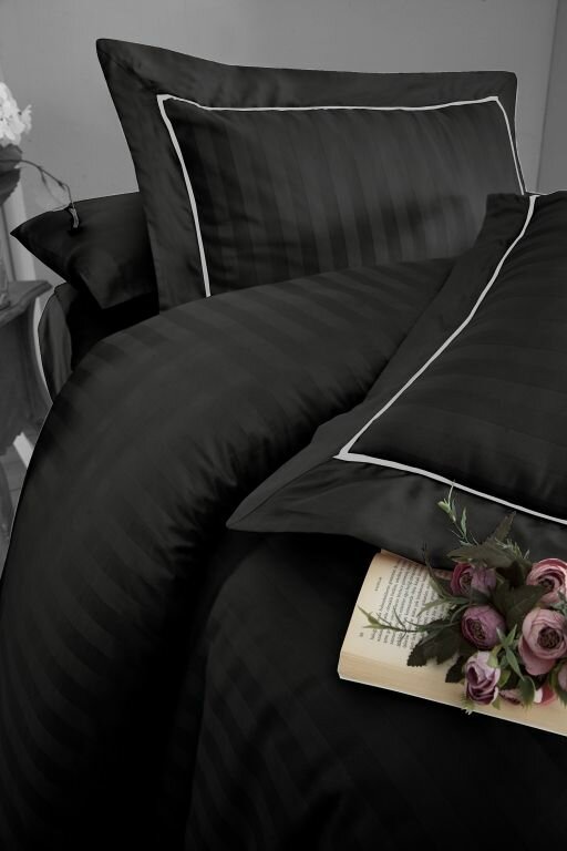 Комплект постельное Deluxe Satin белье Евро