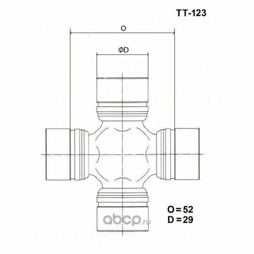 Крестовина карданного вала Toyo tt123