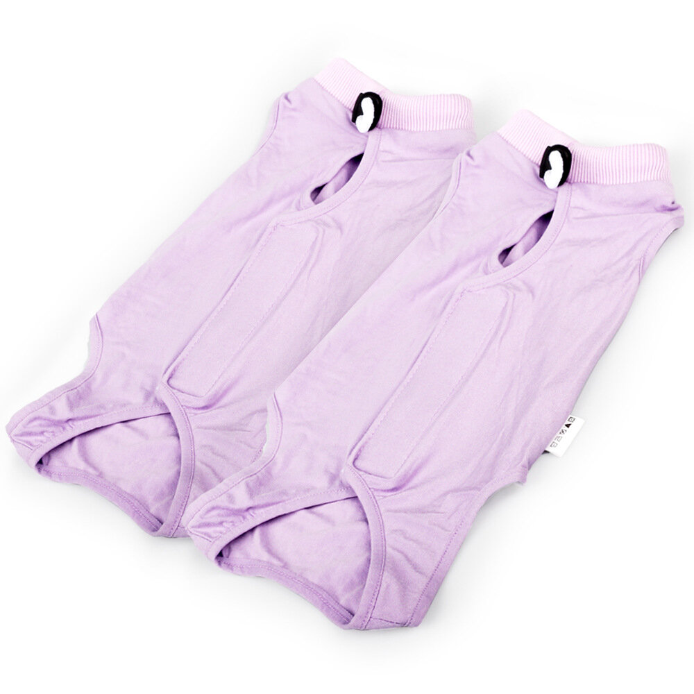 Популярный дышащий защитный костюм для кошек на все сезоны, высокоэластичный послеоперационный костюм с застежкой на липучке для предотвращения вылизывания.