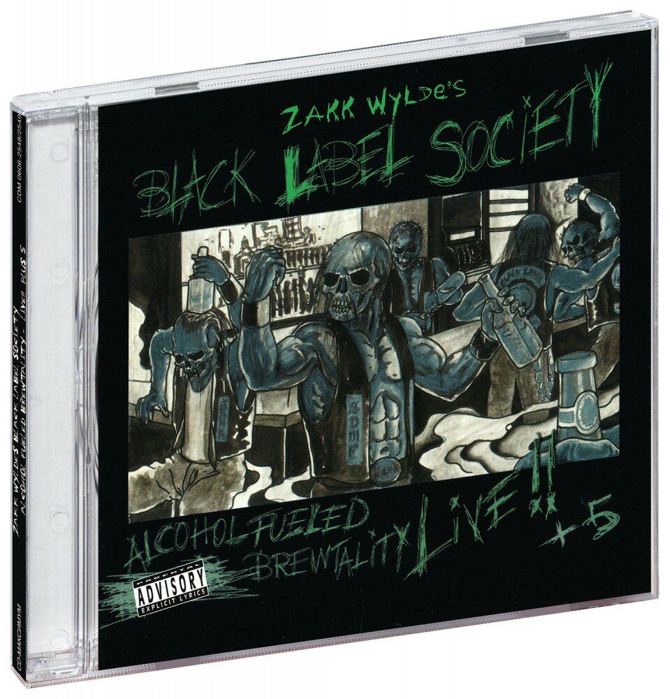 Black Label Society. Alcohol Fueled Brewtality (2 CD) (2009 год, СД диск, CD Box)