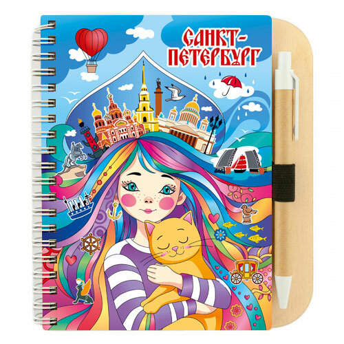 Блокнот Санкт-Петербург "Краса Петербурга" 147х171 мм / сувенир из Питера