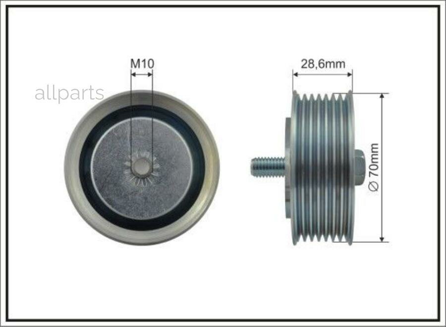 CAFFARO 500530 Ролик