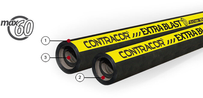 Рукав пескоструйный/абразивоструйный шланг EXTREME BLAST 25 х 39 мм 20 м