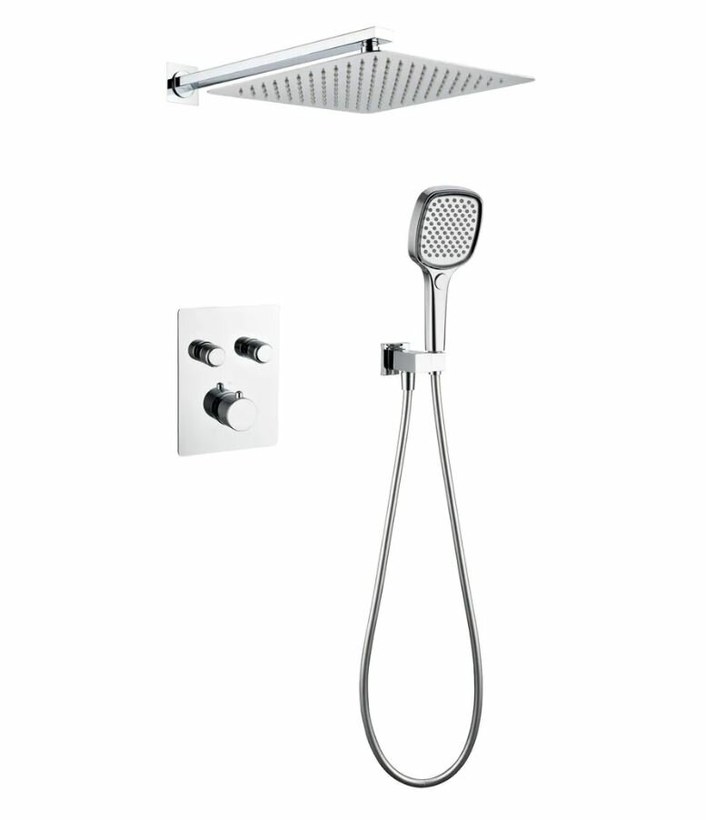 Душевая система встраиваемая с термостатом Grocenberg GB5040CR хром