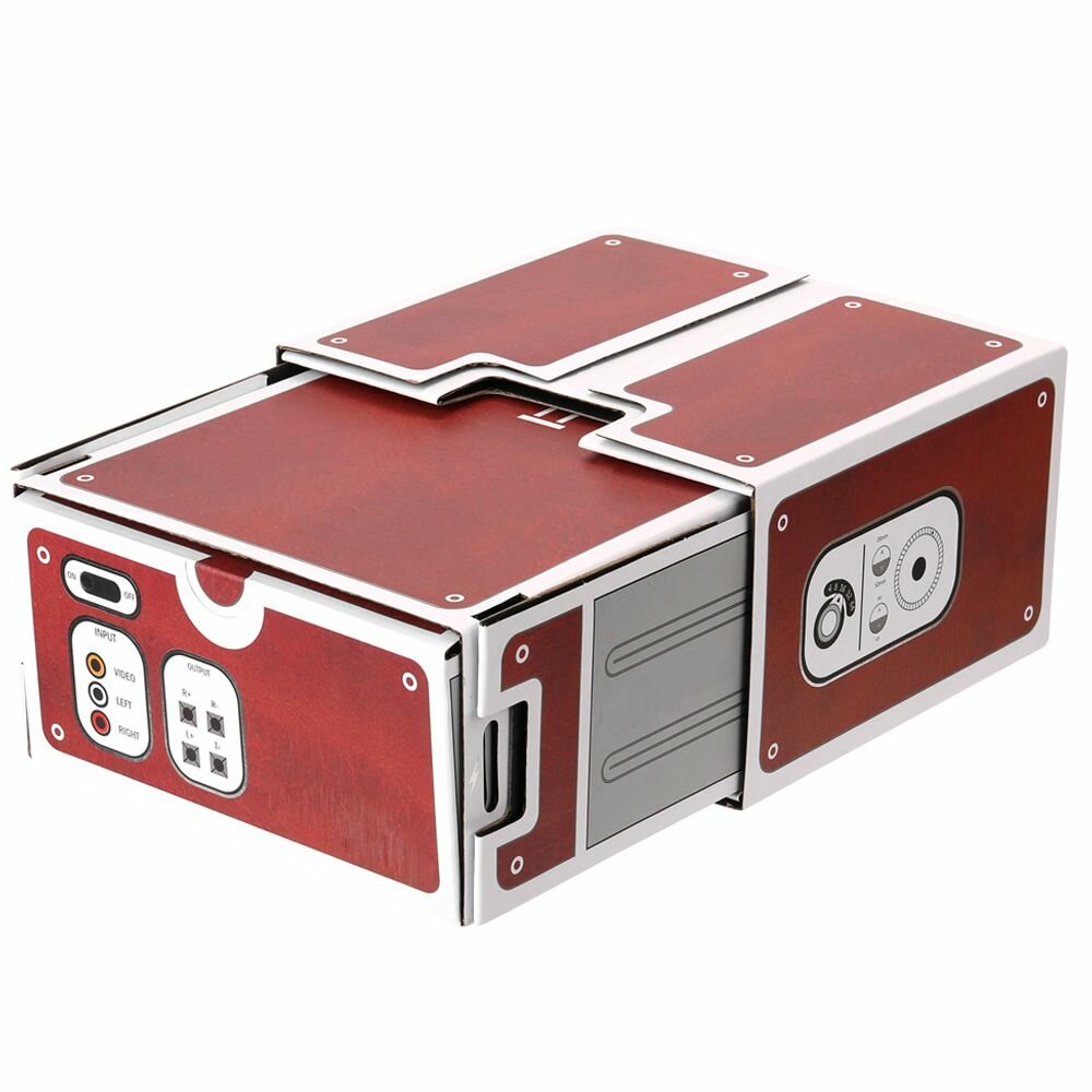 DIY картонный мини-проектор для смартфона