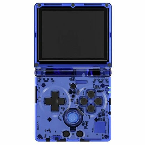 Портативная игровая приставка Anbernic RG35XXSP (цвет прозрачно-синий)