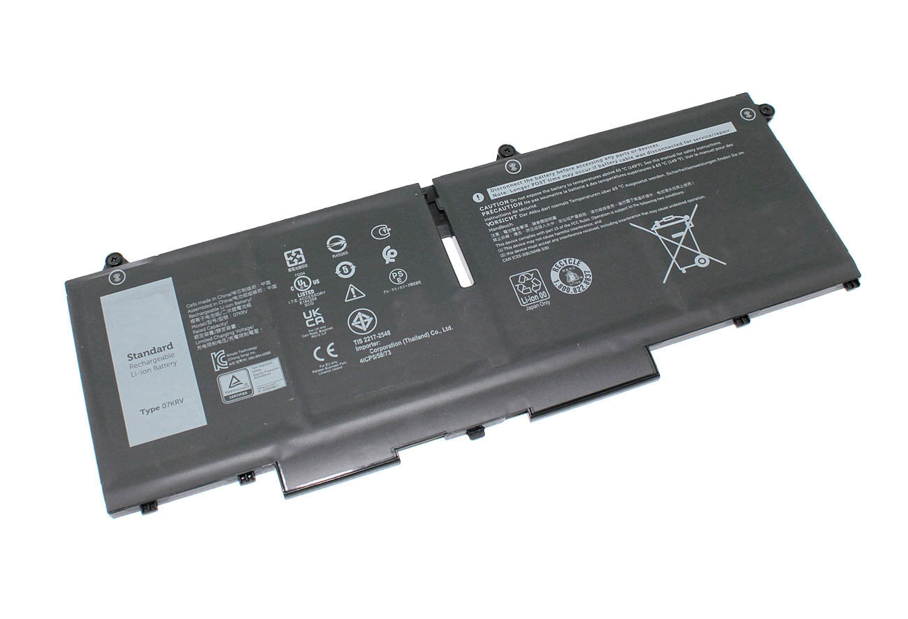 Аккумулятор 07KRV для ноутбука Dell H4PVC 15.2V 3625mAh черный