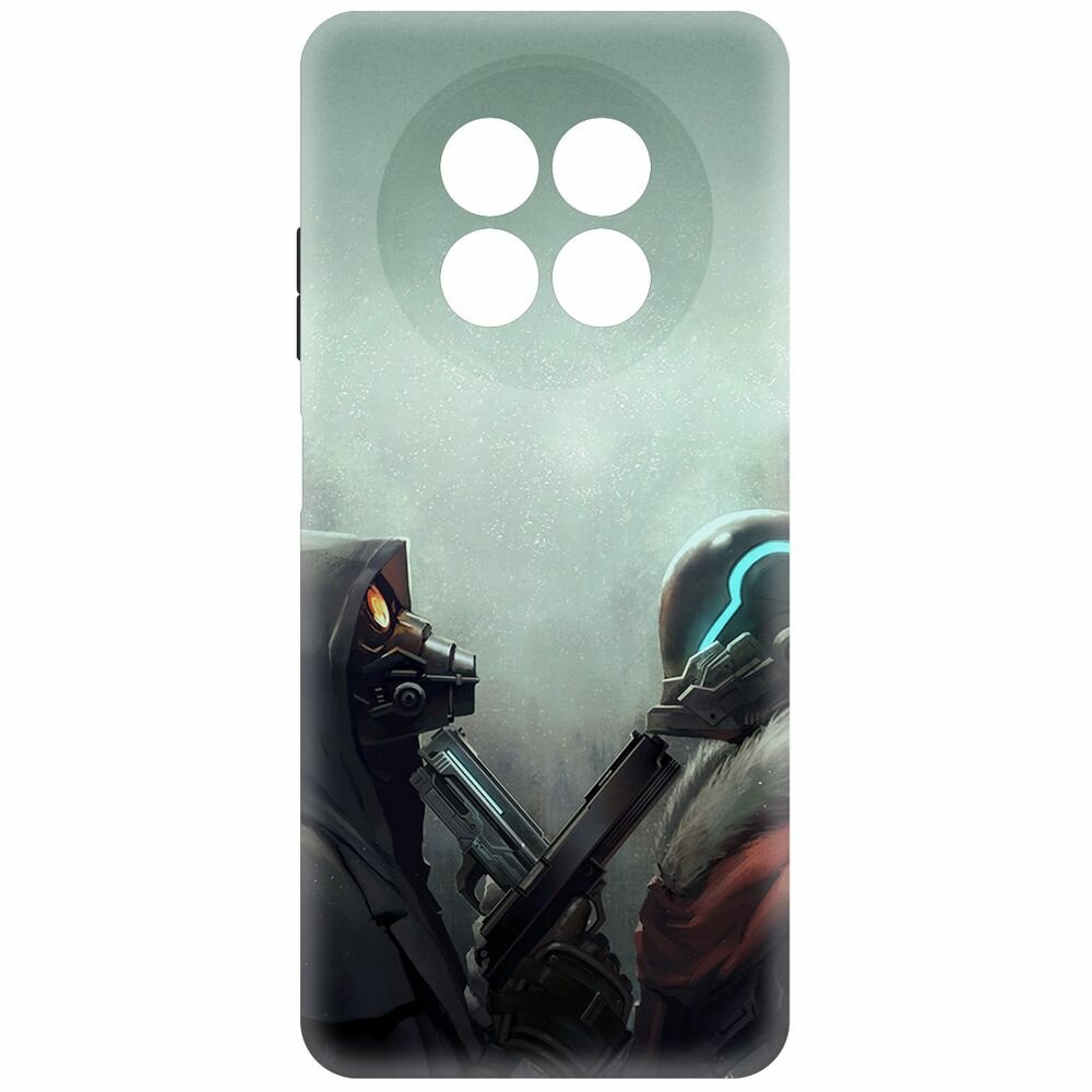 Чехол-накладка Krutoff Soft Case Cтандофф 2 (Standoff 2) - Противостояние для Realme 13 5G черный