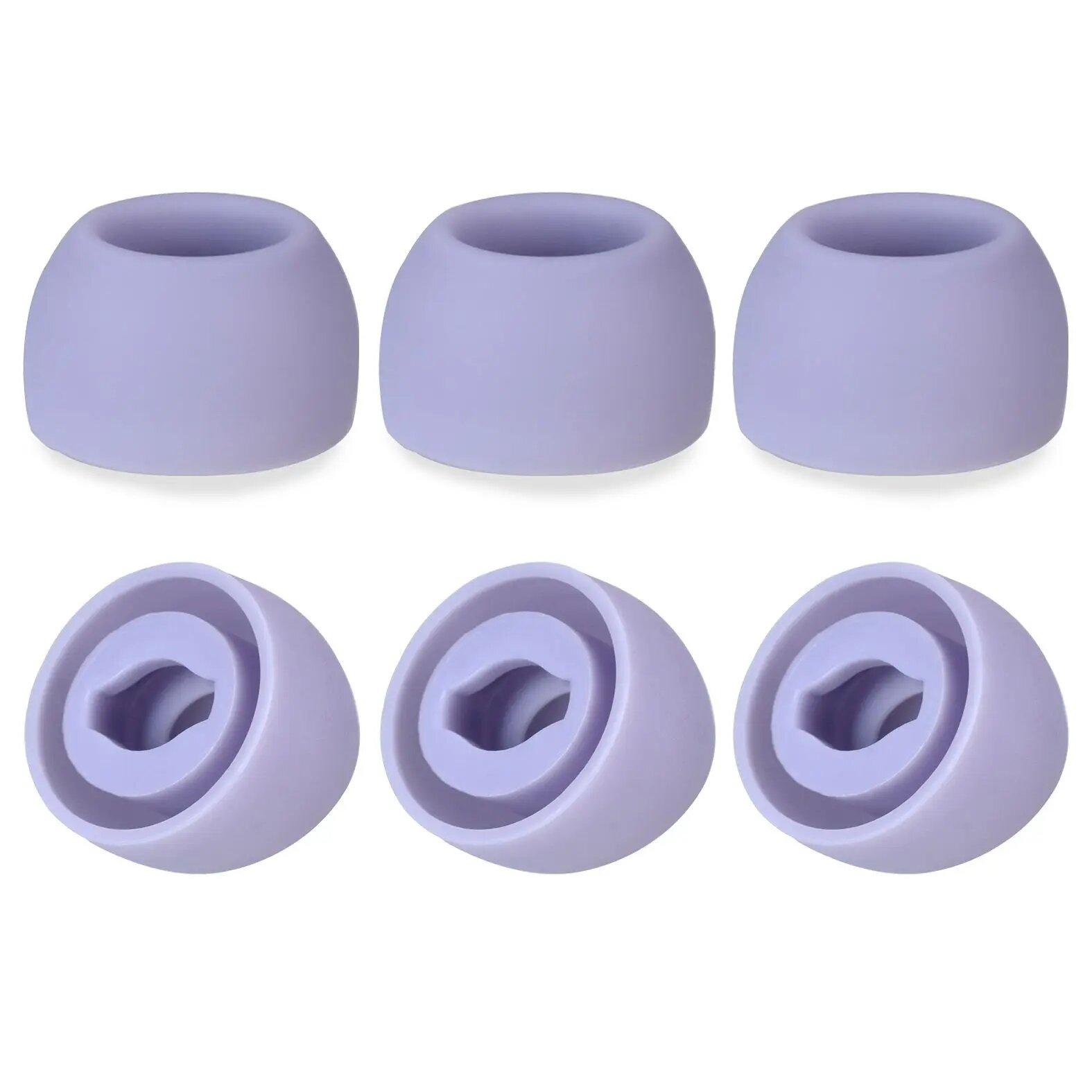 Силиконовые амбушюры purple для Samsung Galaxy Buds Pro, 6 шт.