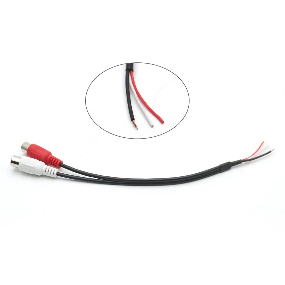 Универсальный DIY 4 6 8 10 12-контактный RCA аудио-видео жгут проводов камеры AUX AV IN Out кабель-адаптер проводка разъем Android автомобильный радиоприемник Audio Cable