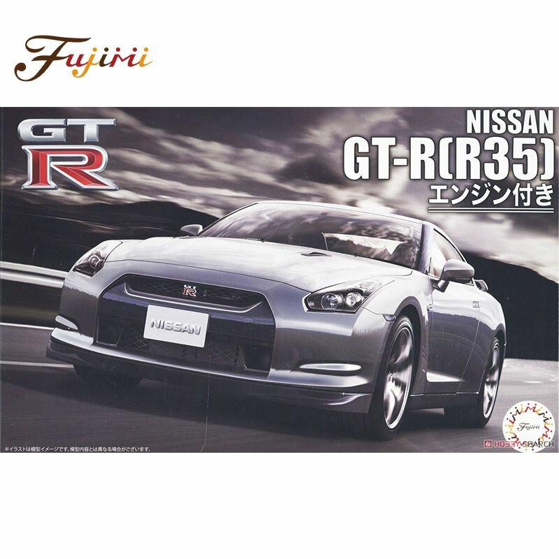 Сборная модель Машинка Fujimi-04749 1/24 NISSAN GT-R (R35) with engine car model kit