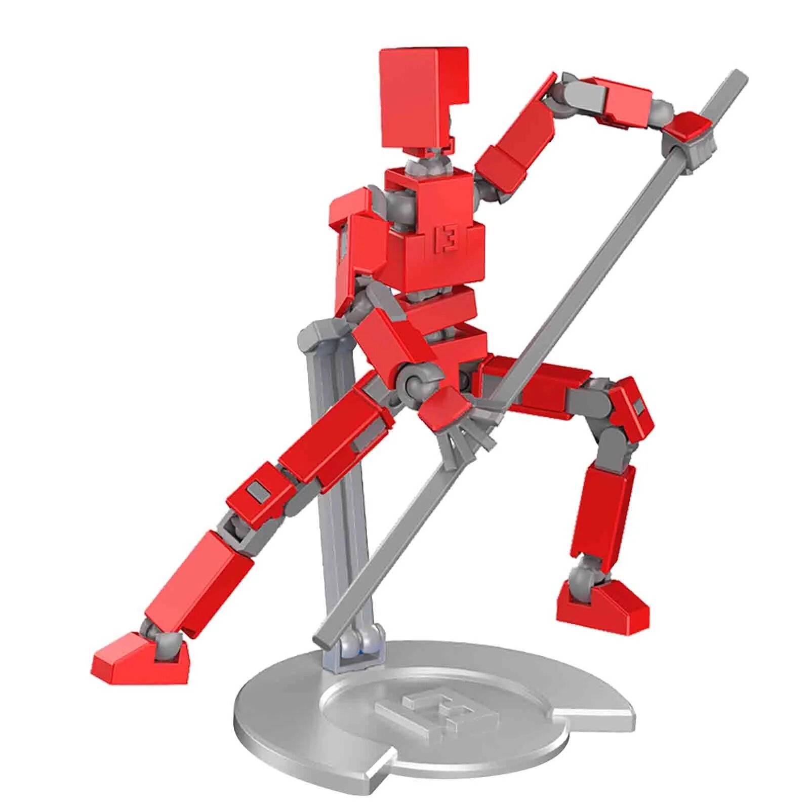 Фигурки - (сборка завершена) 13 фигурок, фигурка T13, напечатанная на 3D-принтере, подвижная, многошарнирная, настольные