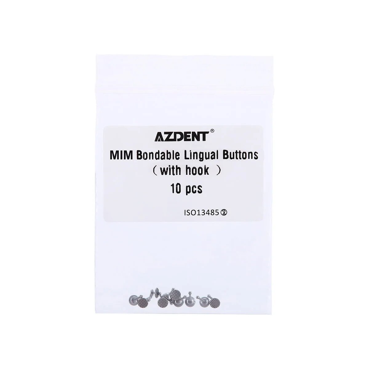 Ортодонтические лингвальные кнопки AZDENT type9