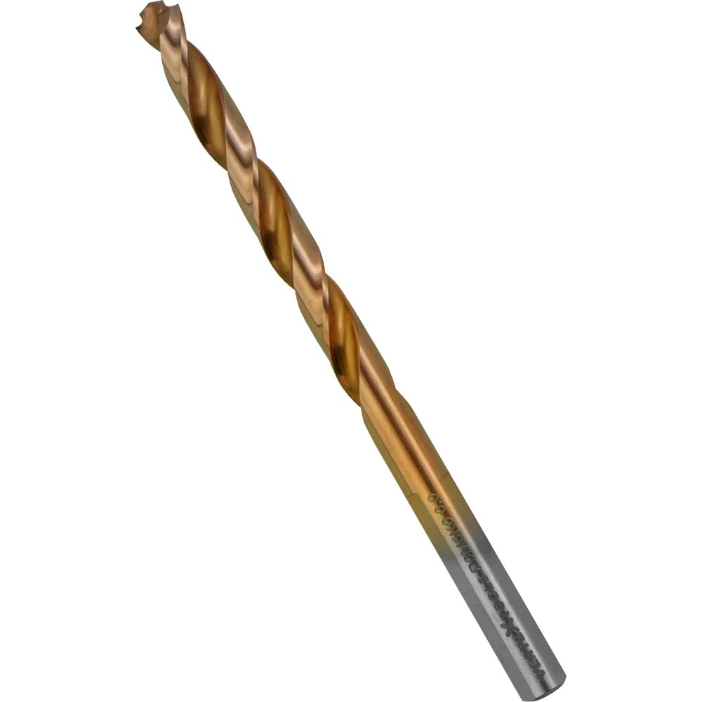 Сверло по металлу COBALT 6 мм, Р6М5К8 vertextools 818-6, сверления без предварительного