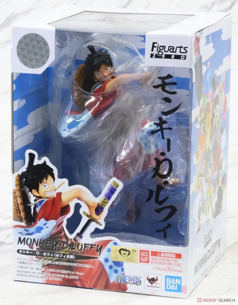 BANDAI Figuarts ZERO ONE PIECE Луффи Вано Кантри, Luffytaro, Унисекс