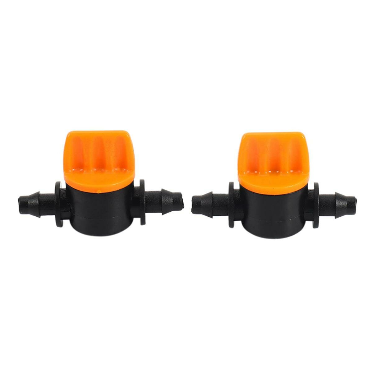 Мини-клапан JAERBEE с 4/7-миллиметровым шлангом для полива сада, штуцерный клапан управления потоком воды, сельскохозяйственные инструменты, фитинги для полива, 20 шт.