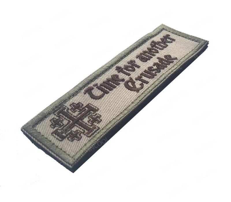 Вышитые нашивки Рыцари Templar инфракрасные 20 Long 10X3CM