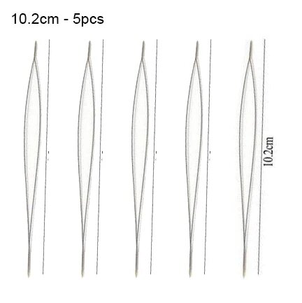 5 шт. игл для бисероплетения 10.2 cm
