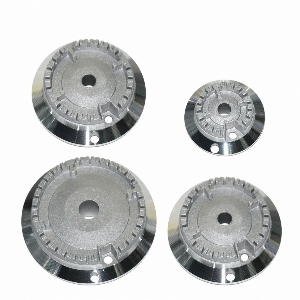 Набор горелок SABAF для плиты (1 большая, 2 средних, 1 малая) WWFB013K Набор горелок SABAF для плиты (1 большая, 2 средних, 1 малая)