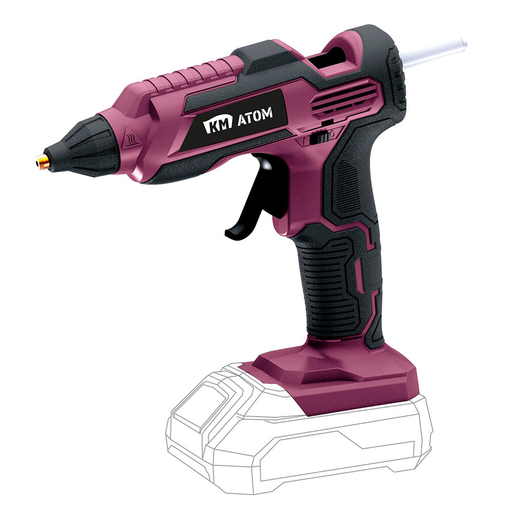 Пистолет клеевой аккумуляторный КМ атом 18 В без АКБ и ЗУ (CHGG-181)
