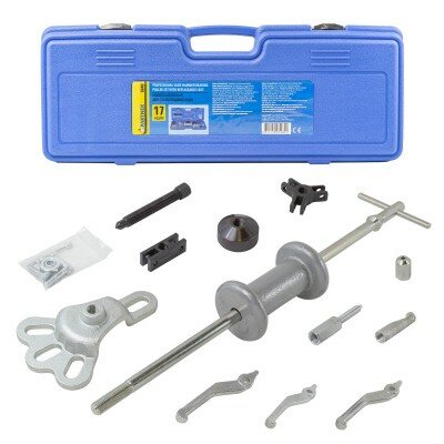 Молоток обратный для съема подшипников в наборе со сменными лапами (17пр.)в кейсе