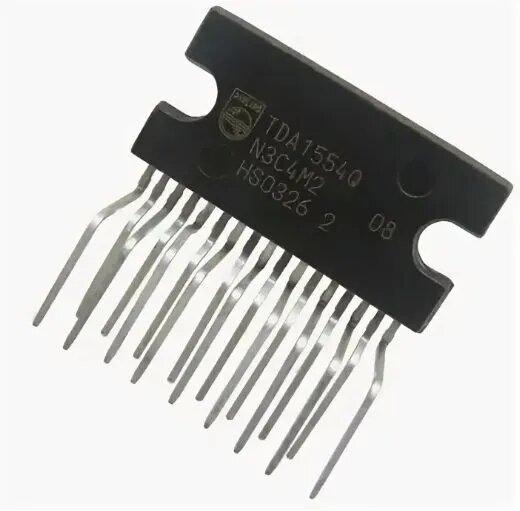 TDA1554Q, УHЧ 4 x 11Вт, 2 x 22Вт (14.4В/4 Ом) . 2 штуки .