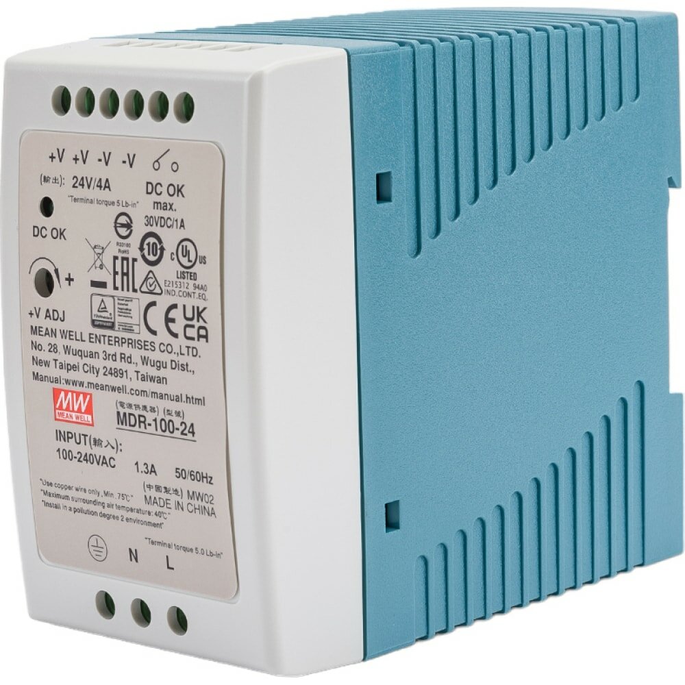 Источник питания Mean Well MDR-100-24